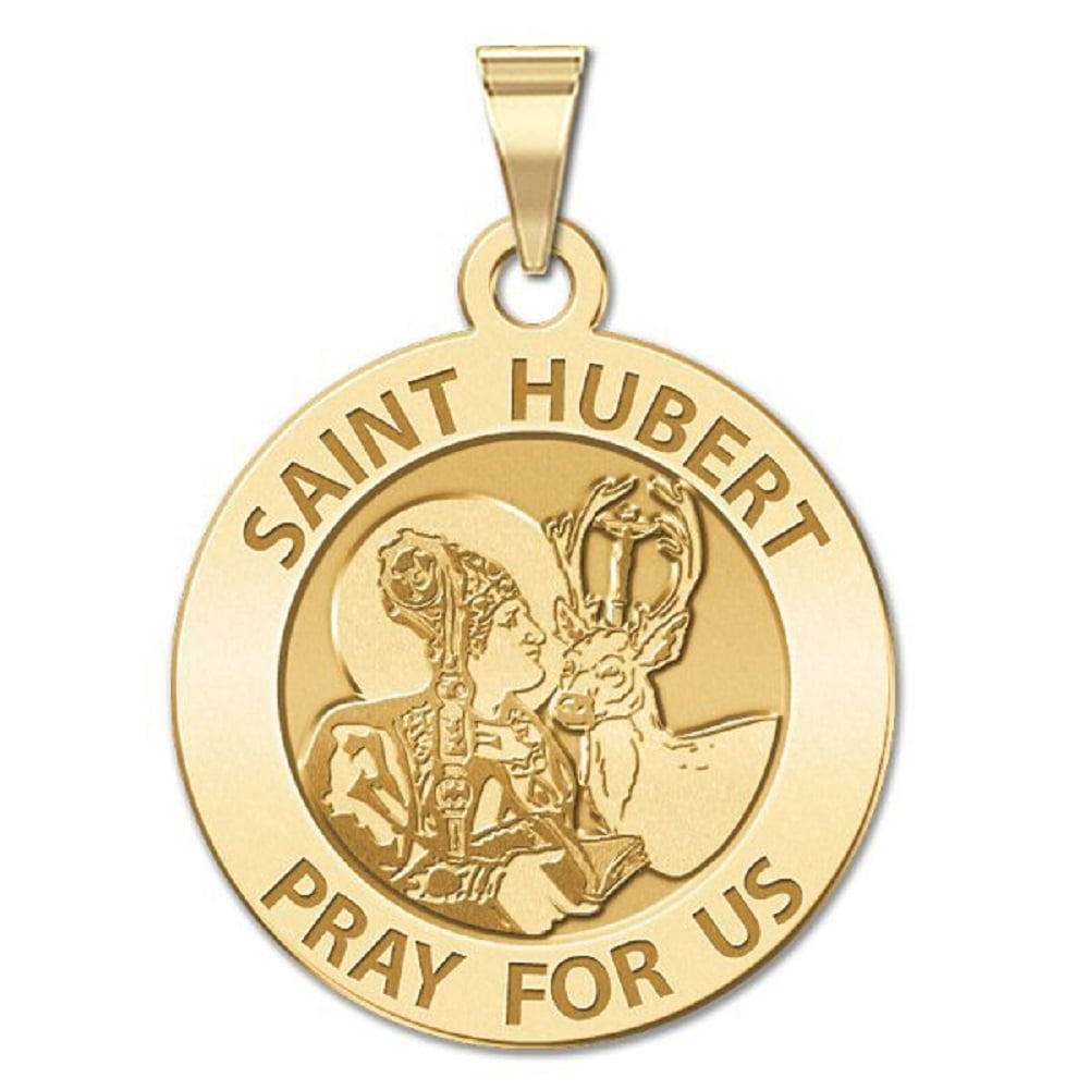 Picturesongold.Com Saint Hubert Religious Medal Female Adult - 1 inch ...