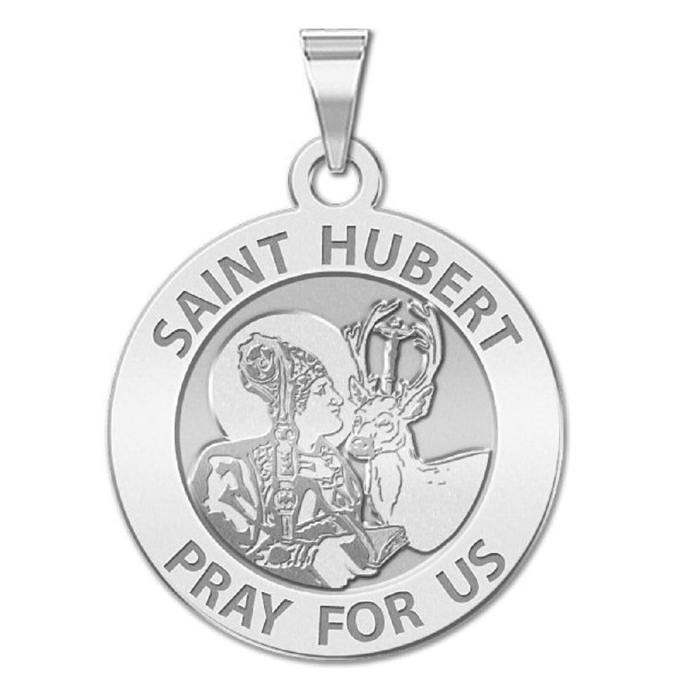 Picturesongold.Com Saint Hubert Religious Medal Female Adult- 3/4 inch ...