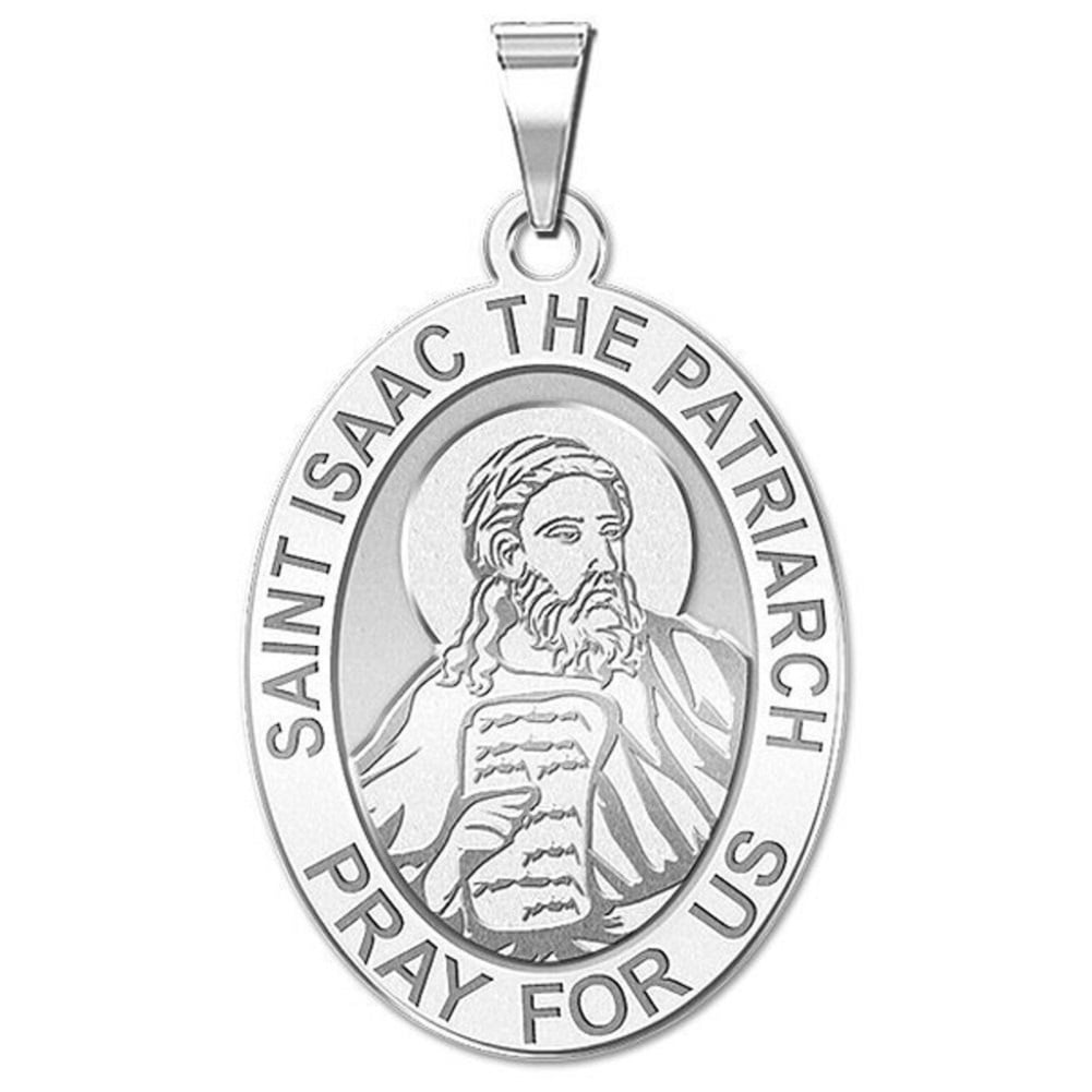 Picturesongold.Com Saint Isaac the Patriarch Oval Religious Medal ...