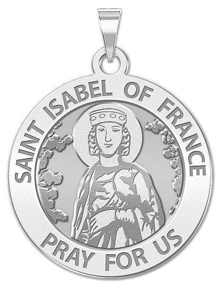 Picturesongold.Com Saint Isabel of France Religious Medal Necklace ...