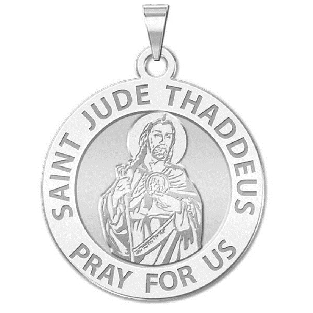 Picturesongold.Com Saint Jude Religious Medal Necklace Pendants Adult ...