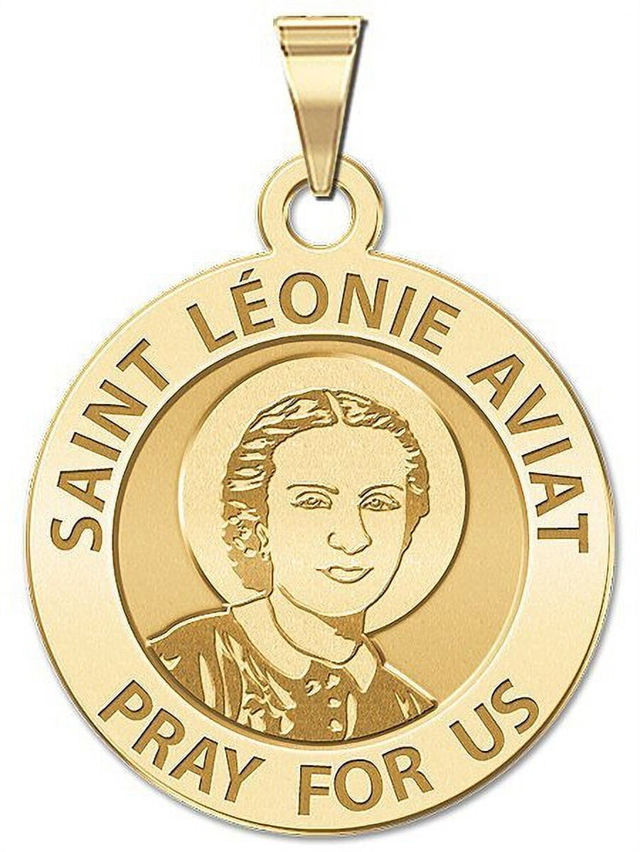 Picturesongold.Com Saint Leonie Aviat Religious Medal - 2/3 inch Size ...