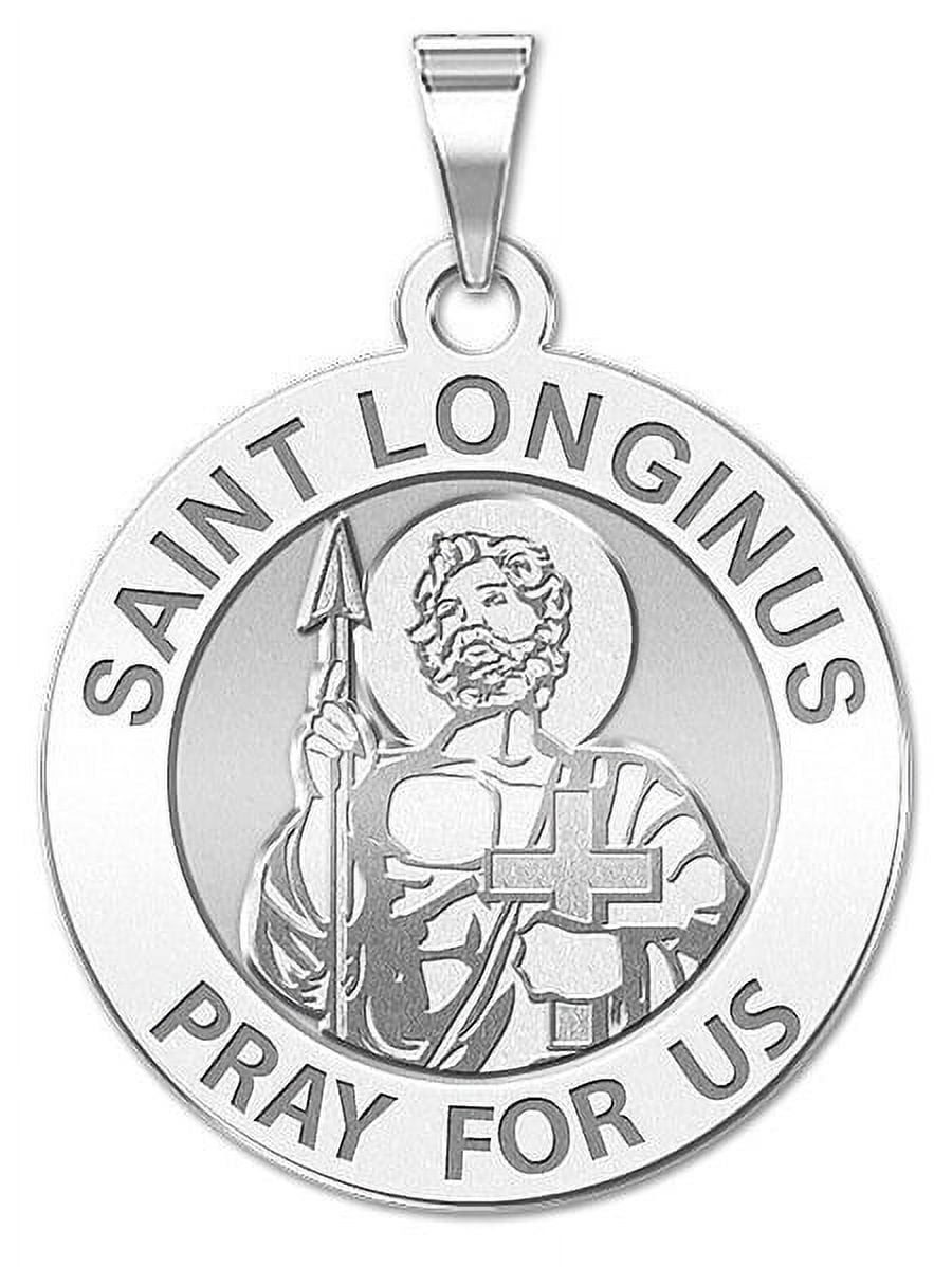 Picturesongold.Com Saint Longinus Religious Medal Necklace Pendants - 1 ...