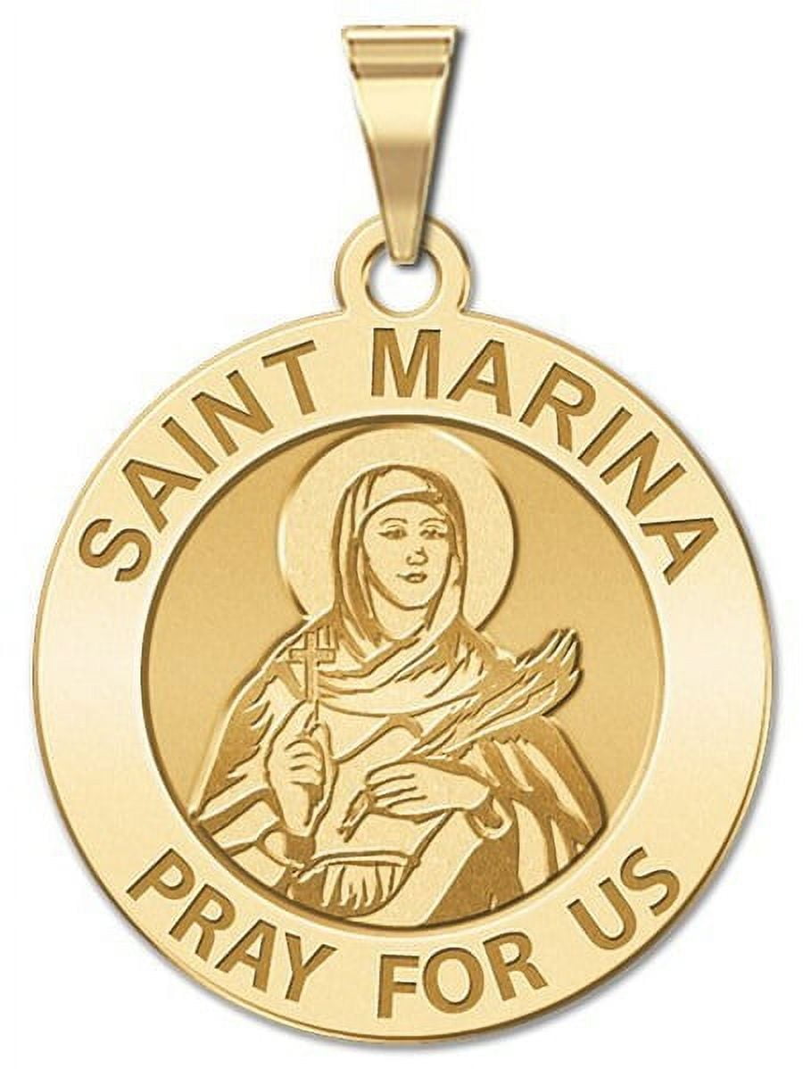 Picturesongold.Com Saint Marina Religious Medal - 2/3 inch Size of Dime ...