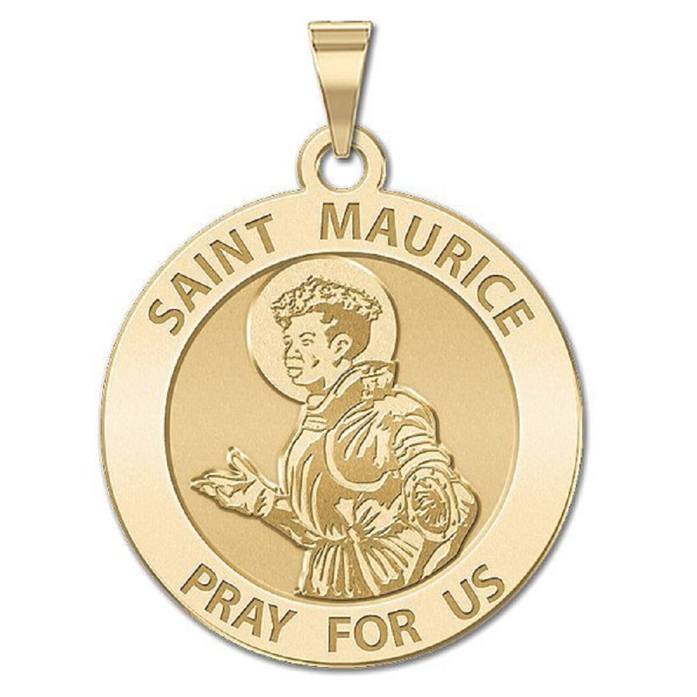 Picturesongold.Com Saint Maurice Religious Medal Female Adult-2/3 in ...