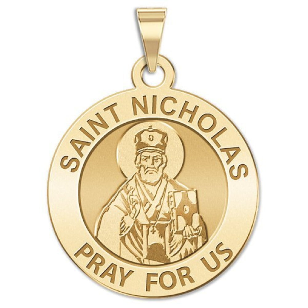 Picturesongold.Com Saint Nicholas Religious Medal Necklace Pendants ...