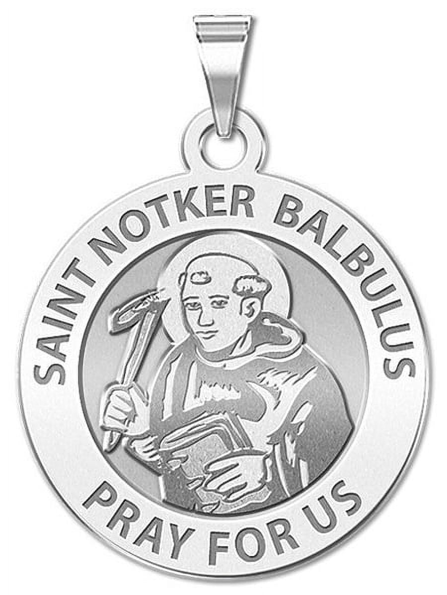 Picturesongold.Com Saint Notker Balbulus Religious Medal Pandant- 2/3 ...
