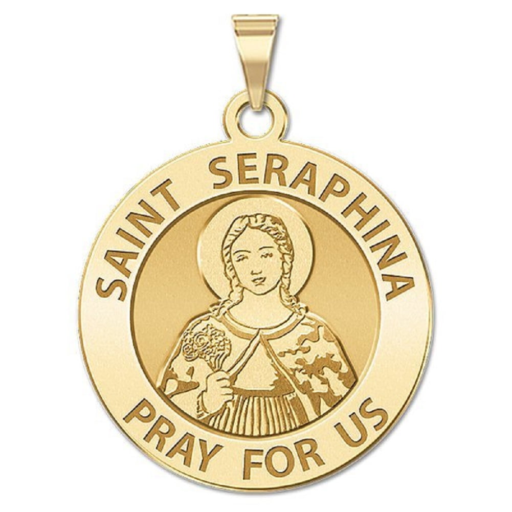 Picturesongold.Com Saint Seraphina Religious Medal Female Adult - 2/3 ...