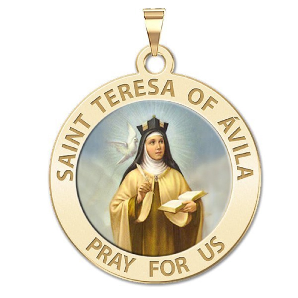 Picturesongold.Com Saint Teresa of Avila Color Female Adult-1 inch Size ...