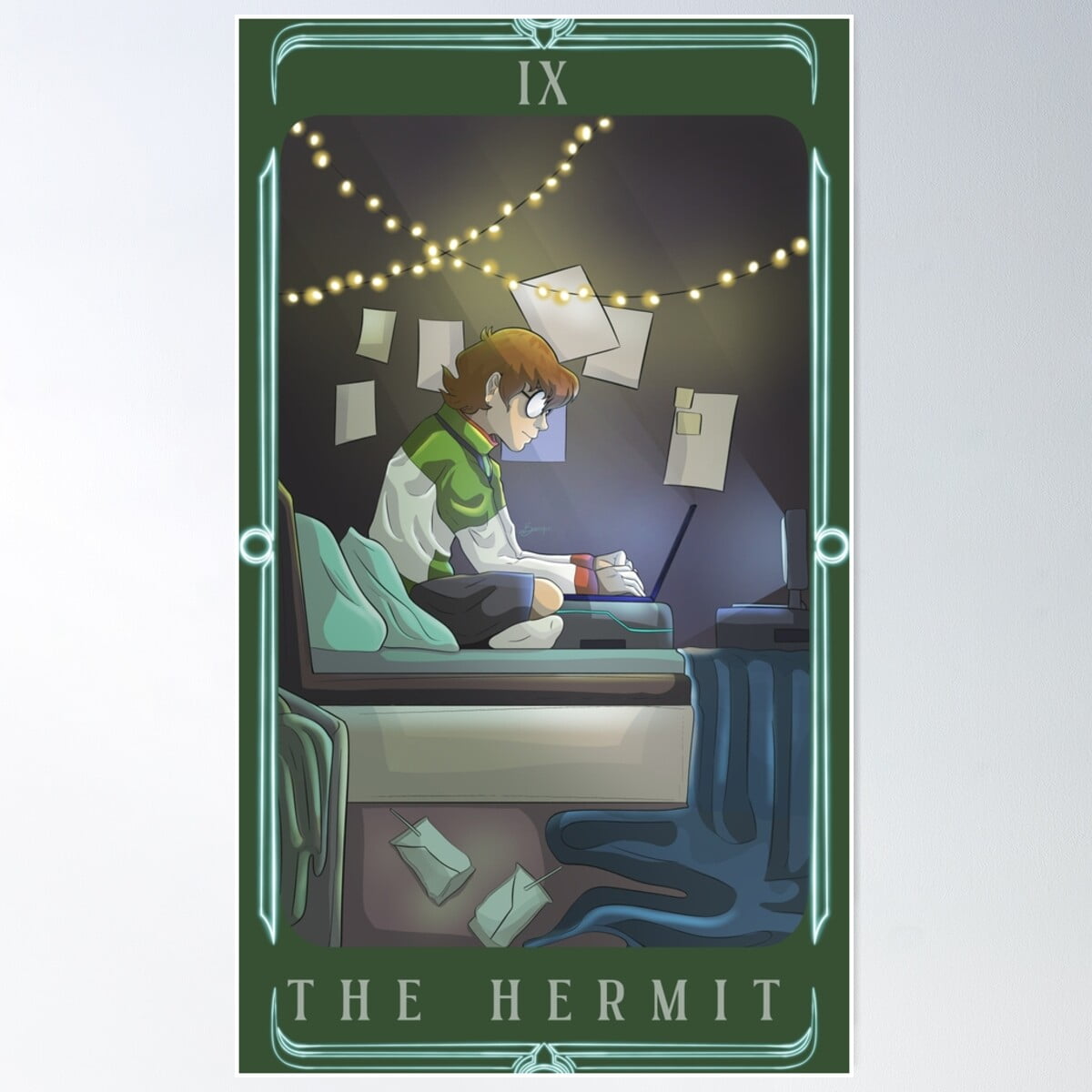 Pidge: The Hermit Poster Wall Art, Modern Wall Decor For Living Room ...