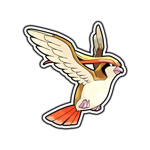 Pidgeot Waterproof Sticker Phone Decal Water Bottle Stickers Car Decals ...