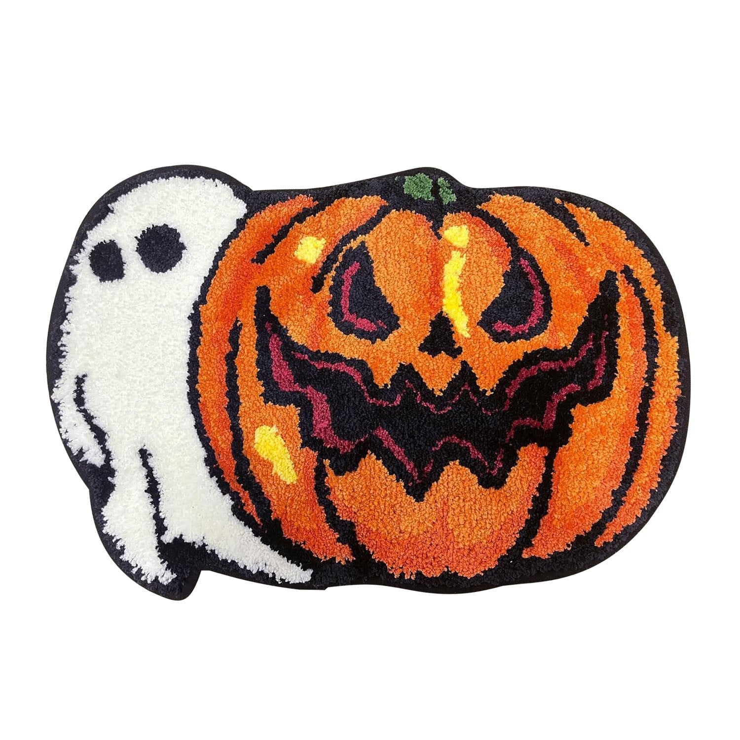 Pidgey Halloween Bathroom Rugs Spooky Pumpkins Ghost Bath Mat Non-Slip ...