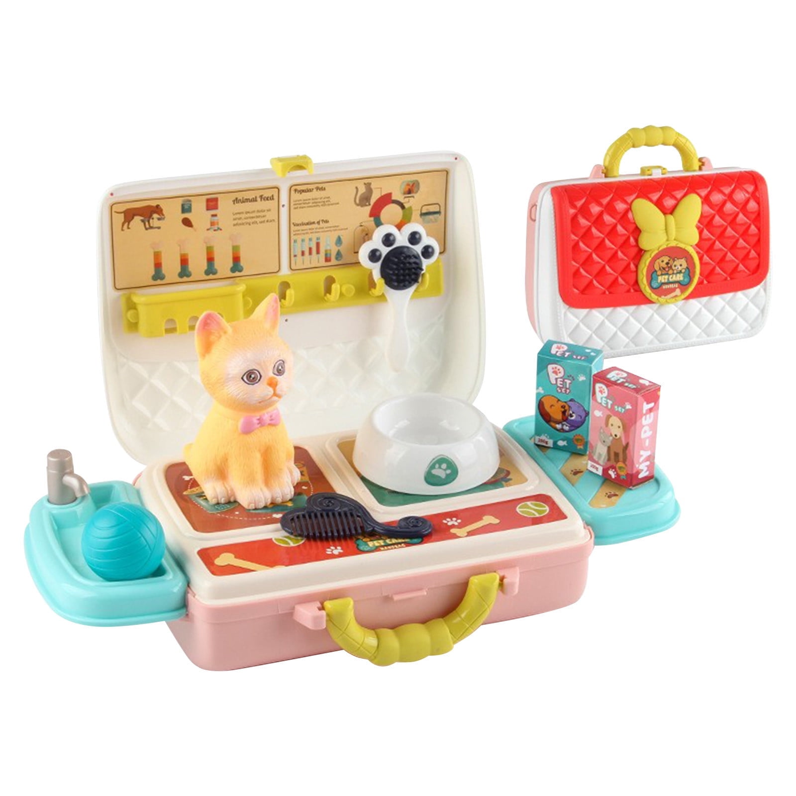 Pidgey Pretend Play Toys Pets kit for Kids, Vet Play Sets for Kids with ...