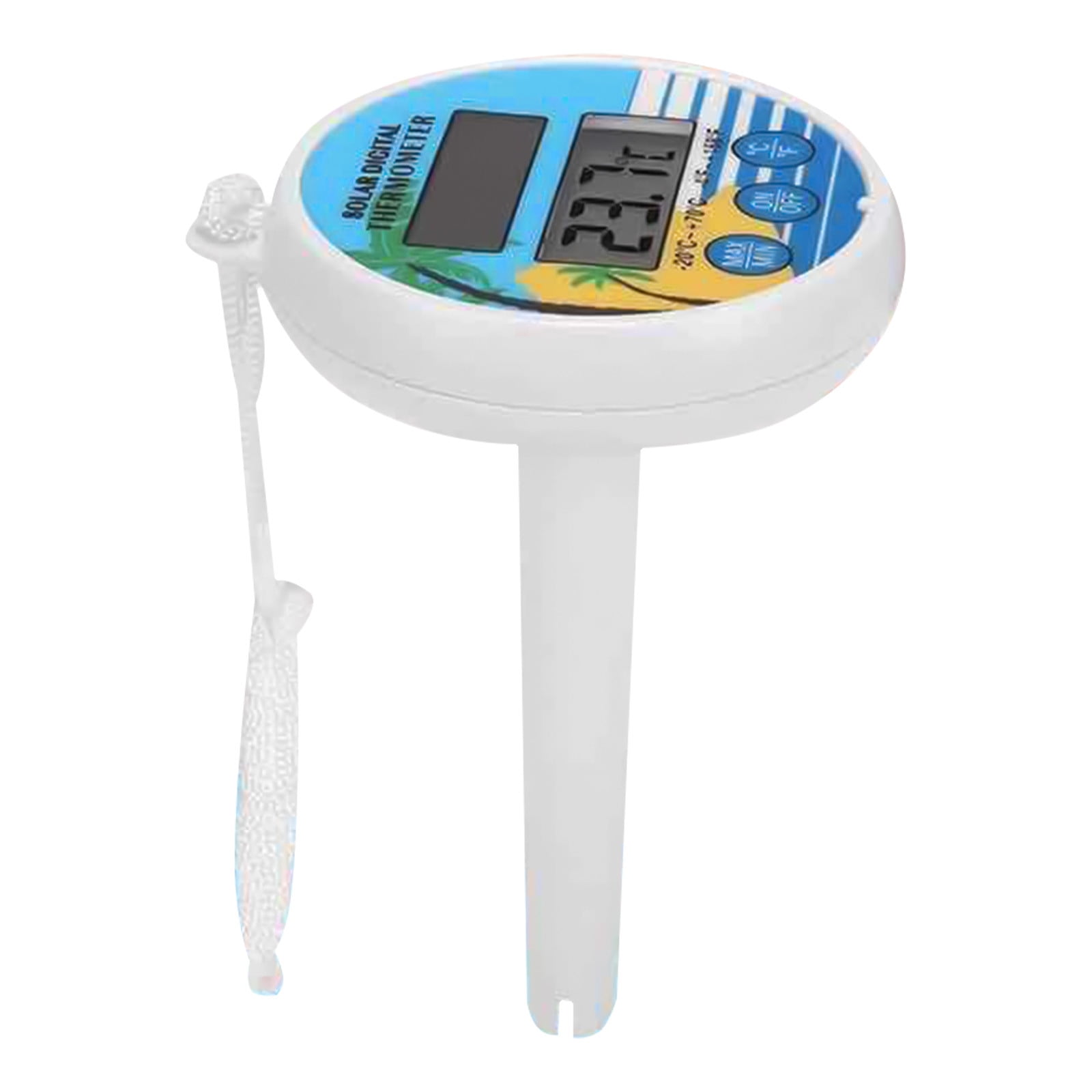 Pidgey Solar Pool Thermometer Floating Easy Read Wireless Digital Water