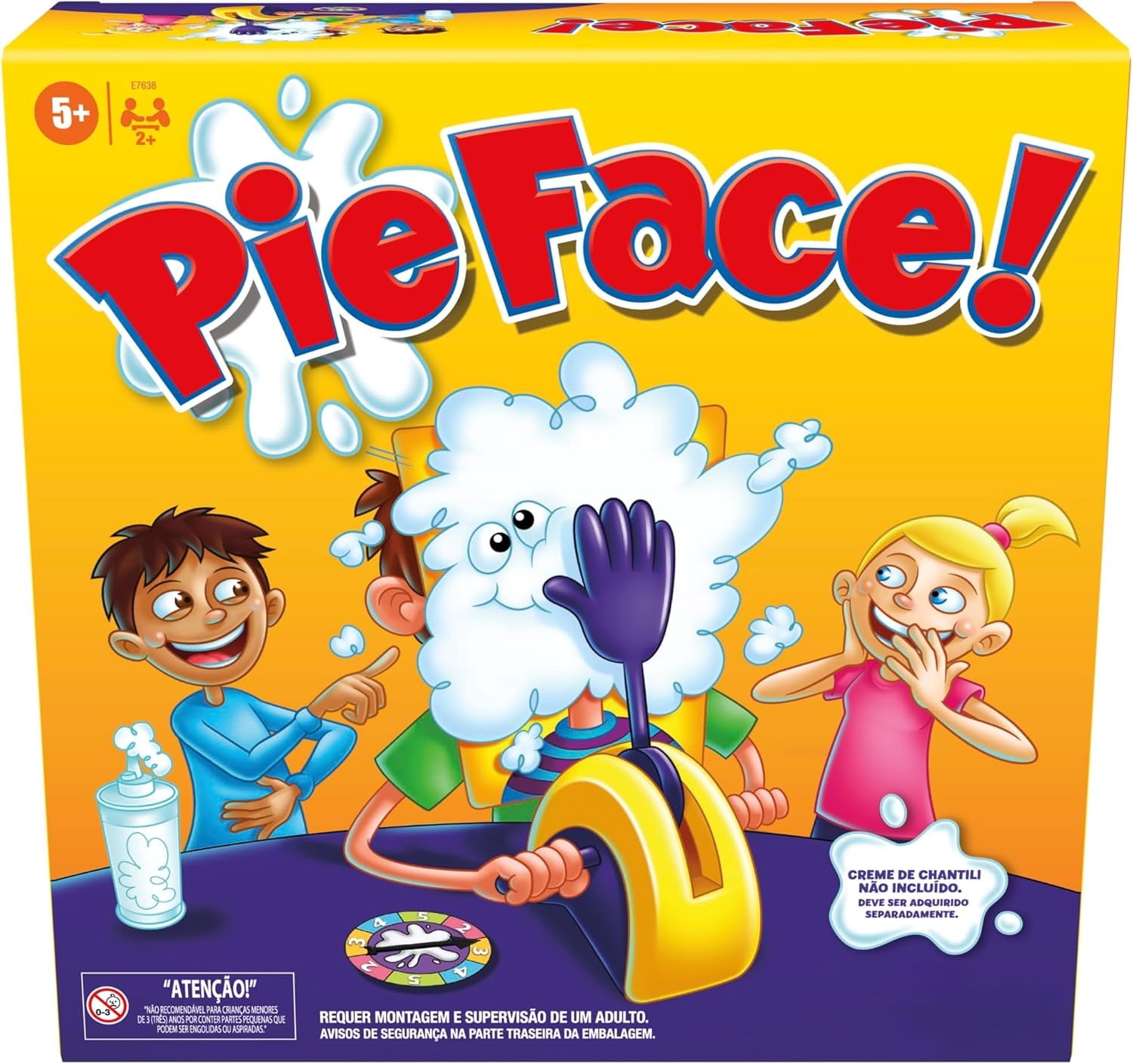 Pie Face Game | Whipped Cream Family Board Game for Kids | Ages 5 and ...