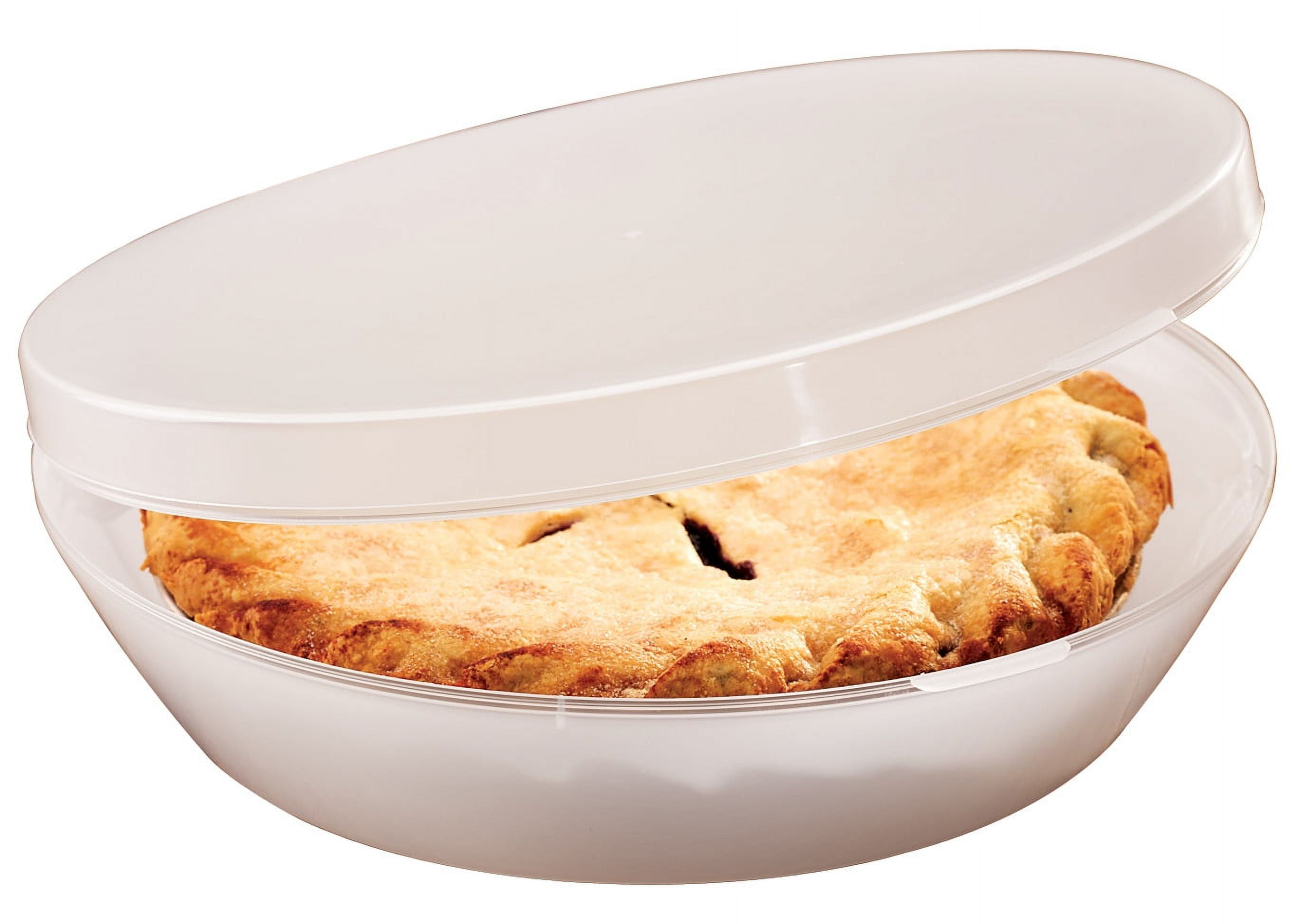 Stackable Pie Keeper with Saver Cover, Universal Dessert Holder ...