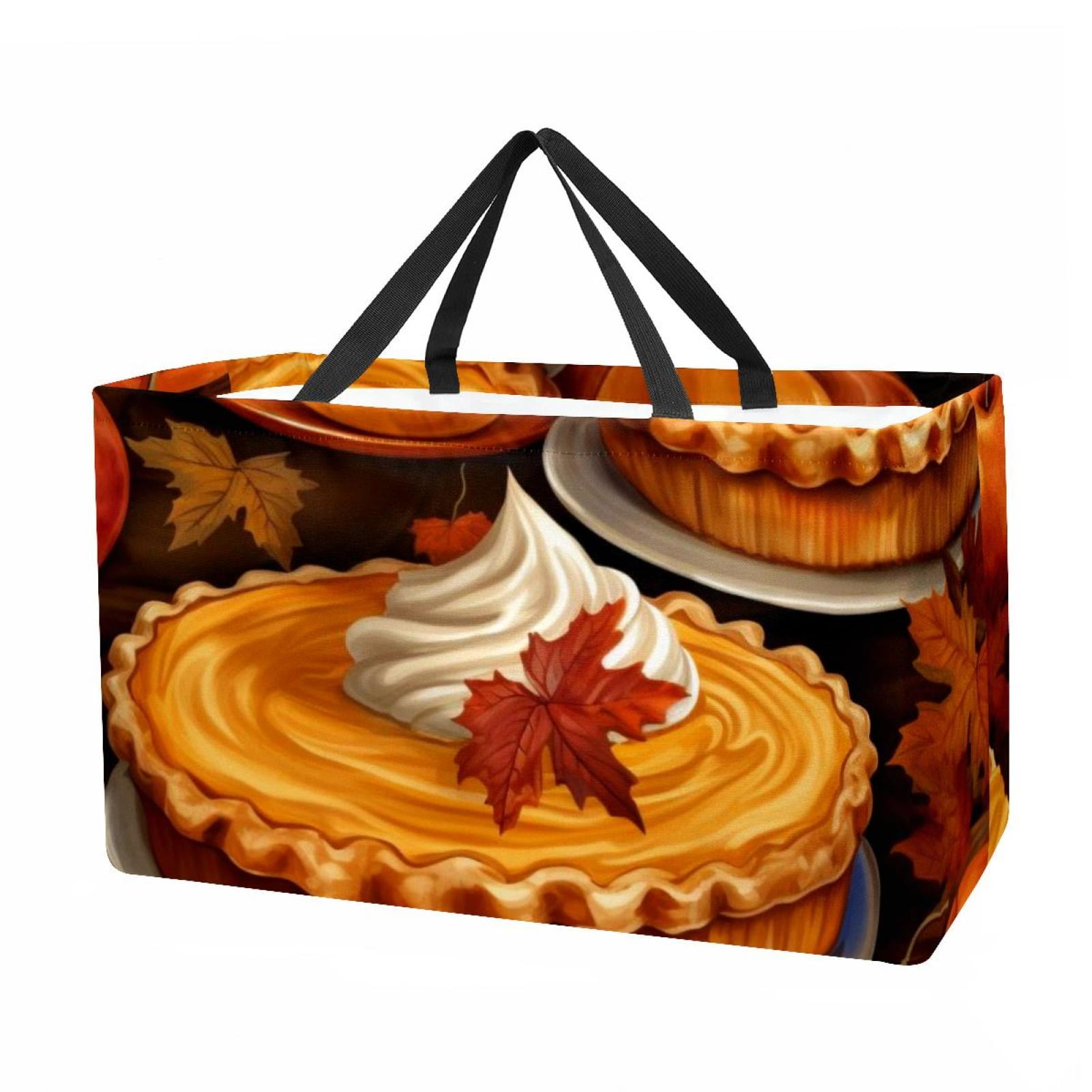 Pie Large Foldable Oxford Cloth Cube Organizer Storage Bag Picnic ...