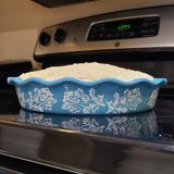 Wisenvoy Ceramic Pie Dish, Round Bakeware, Non-Stick Deep Pie Plate for ...