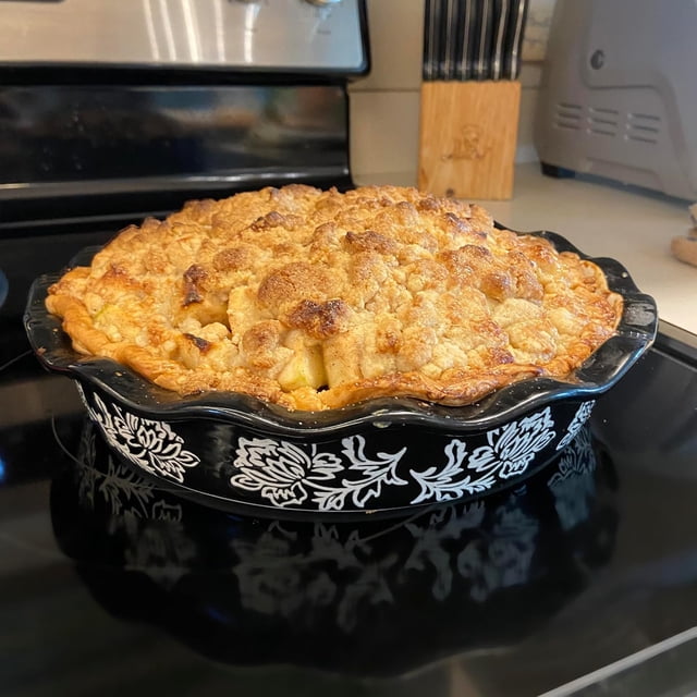 Pie Pan Ceramic Pie Dish Pie Plate Deep Dish Pie Pan Non-Stick Pie Pans ...