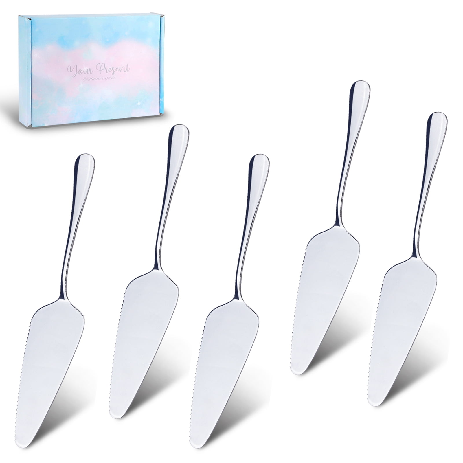 Pie Server Set, Stainless Steel Pizza Spatula Server Cake Cutter ...