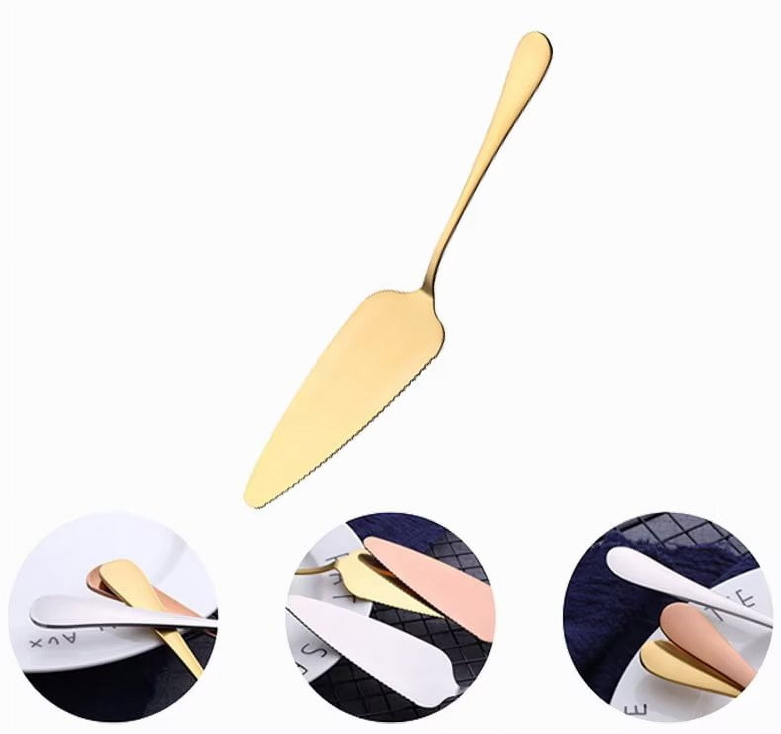 Pie Server Spatula Cake Server(8.74 inch Long), Stainless Steel Cake ...