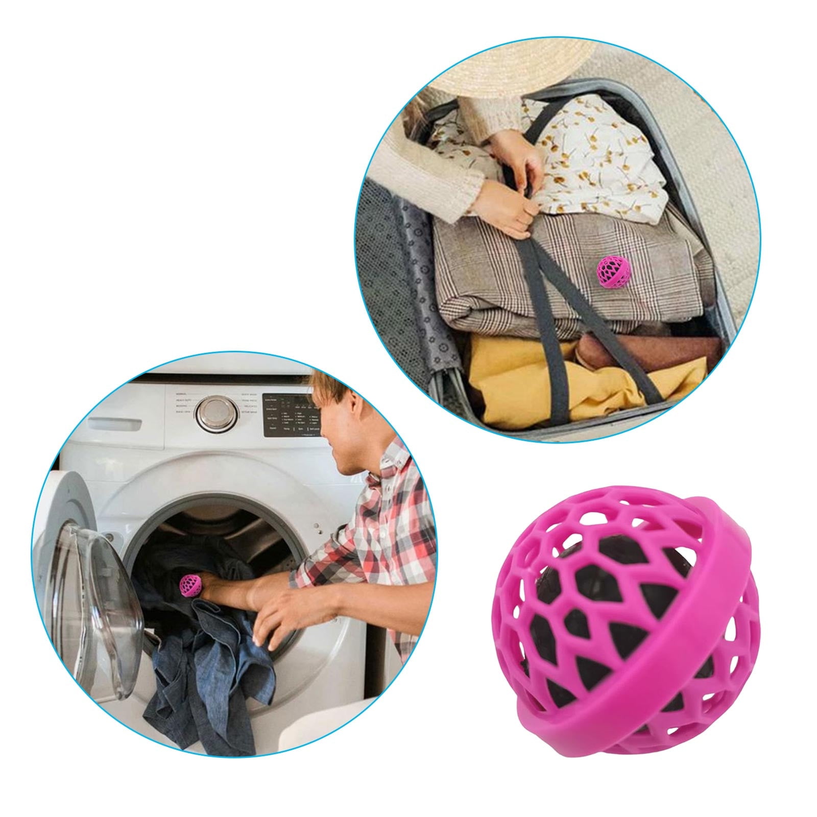 Piebxs For Home Generic Purse Ball Cleaner Purse Backpack Clothes ...