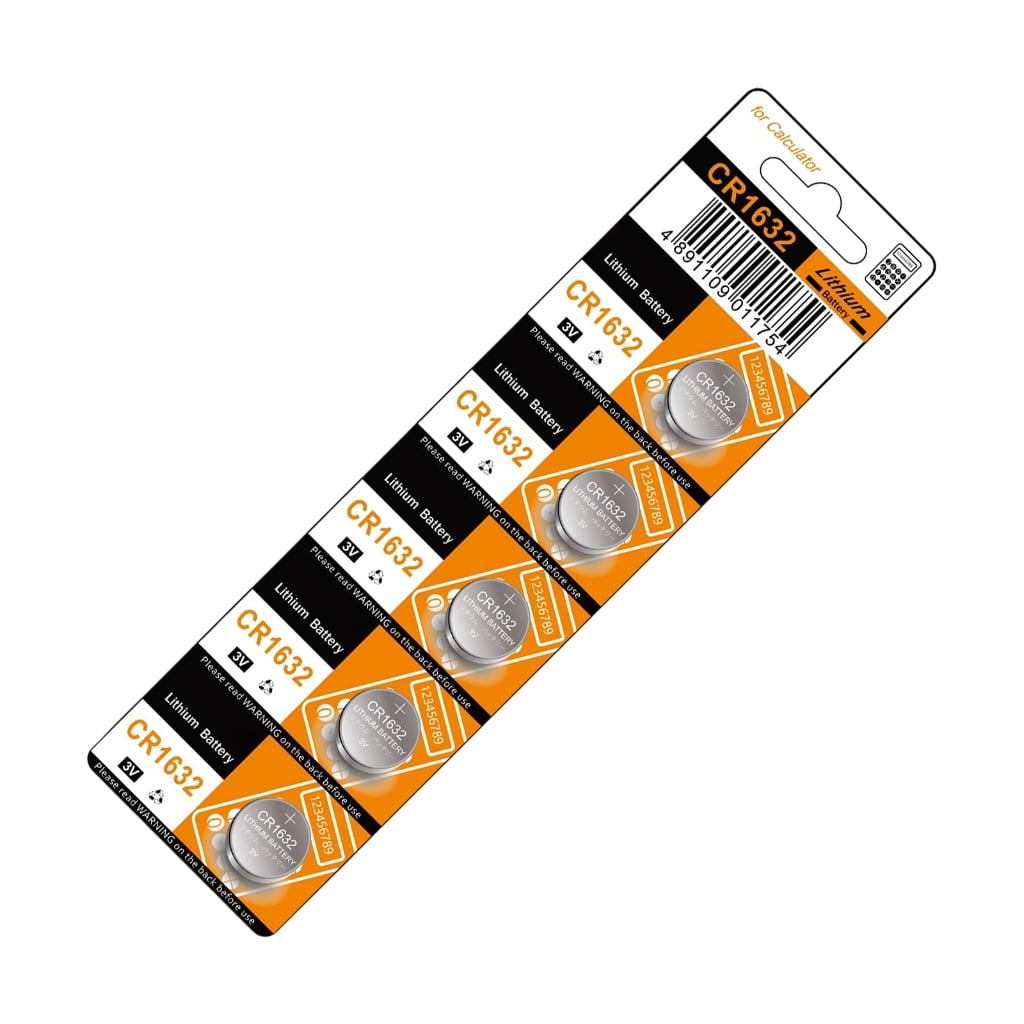 Piece CR1632 Coin Battery Button Cells 3V Voltages 75mAh Stable Power ...