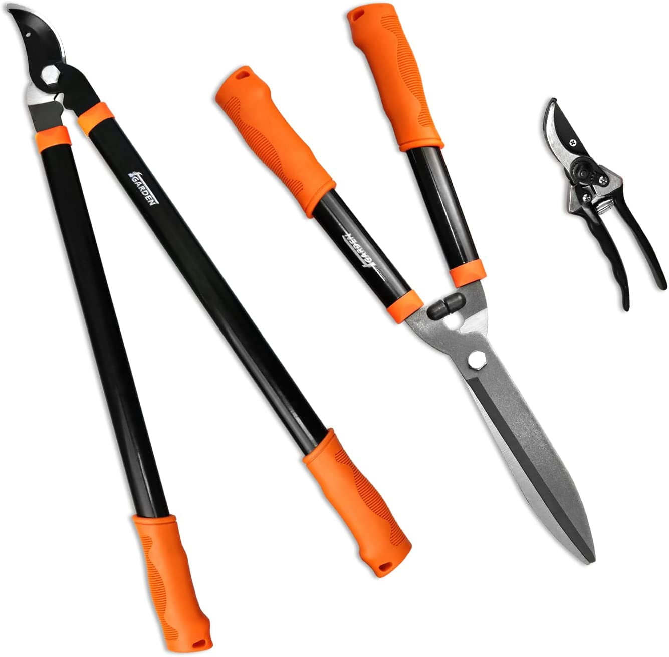 Piece Combo Garden Tool Set with Lopper, Hedge Shears and Pruner Shears ...