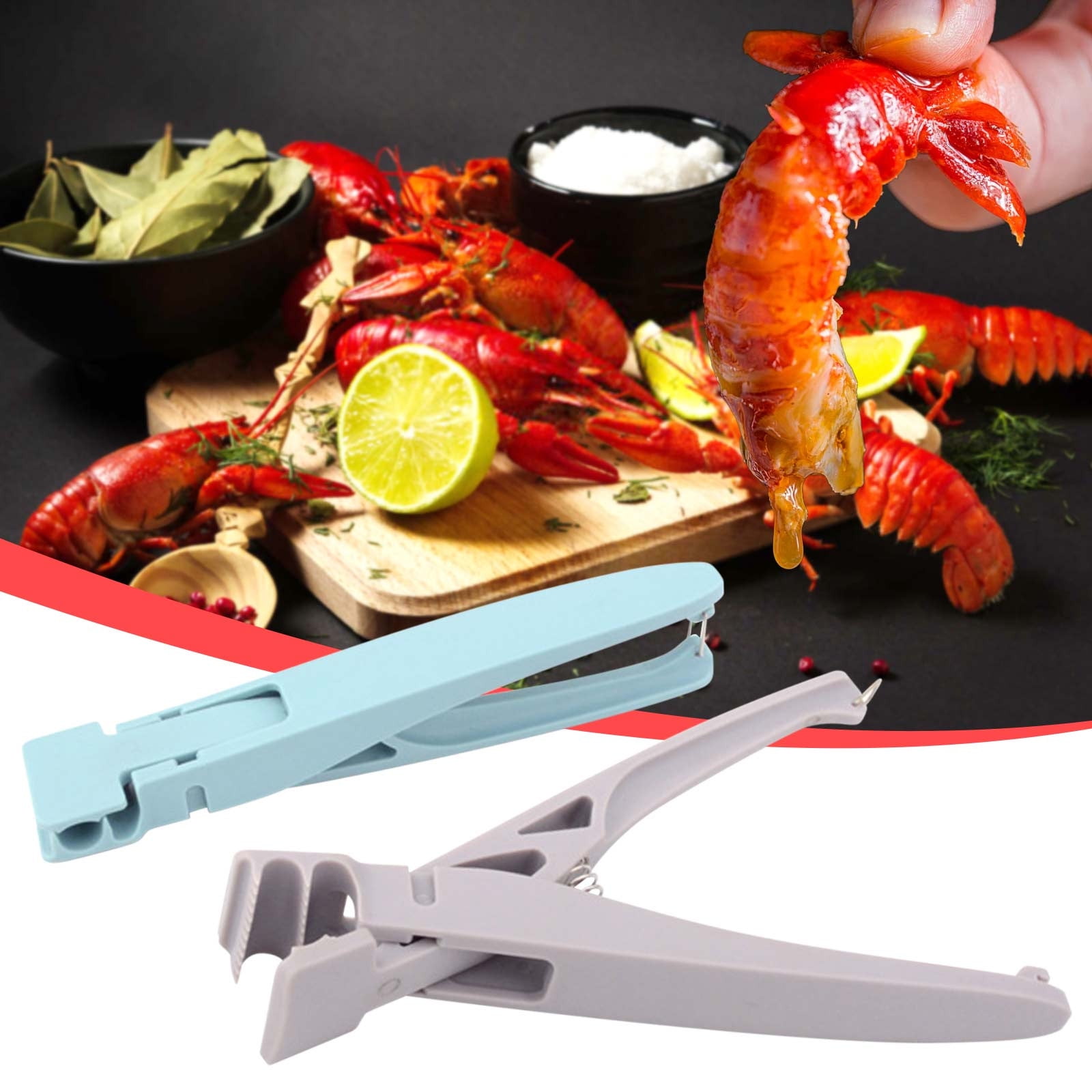 Piece Shrimp Tail Peeler Set, Stainless Steel Construction, Ergonomic ...