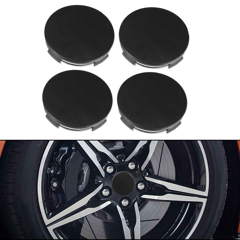 Piece of 4 Universal 65mm Dia 4 Clips Wheel Tyre Center Hub Cap Cover ...