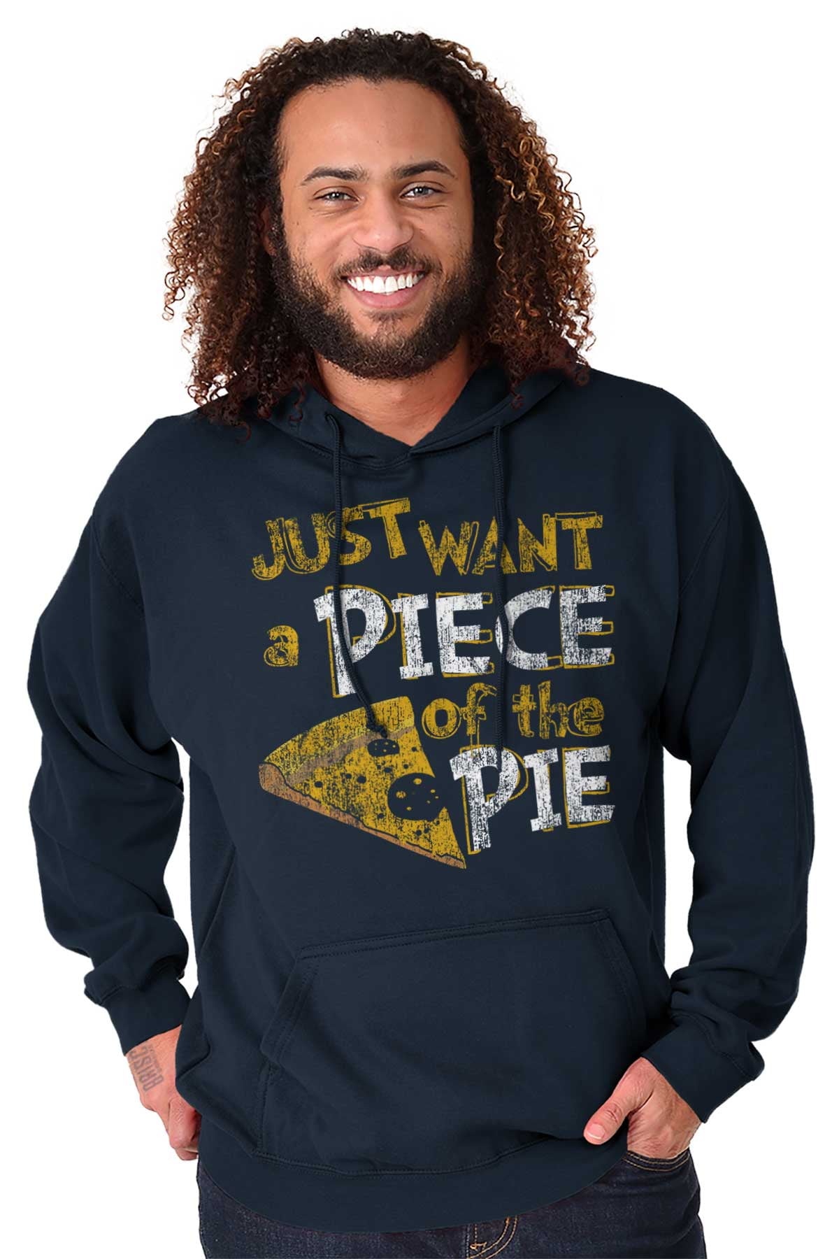 Piece of Pie Pizza Slice Geek Nerd Unisex Plus Size Hoodie Brisco ...