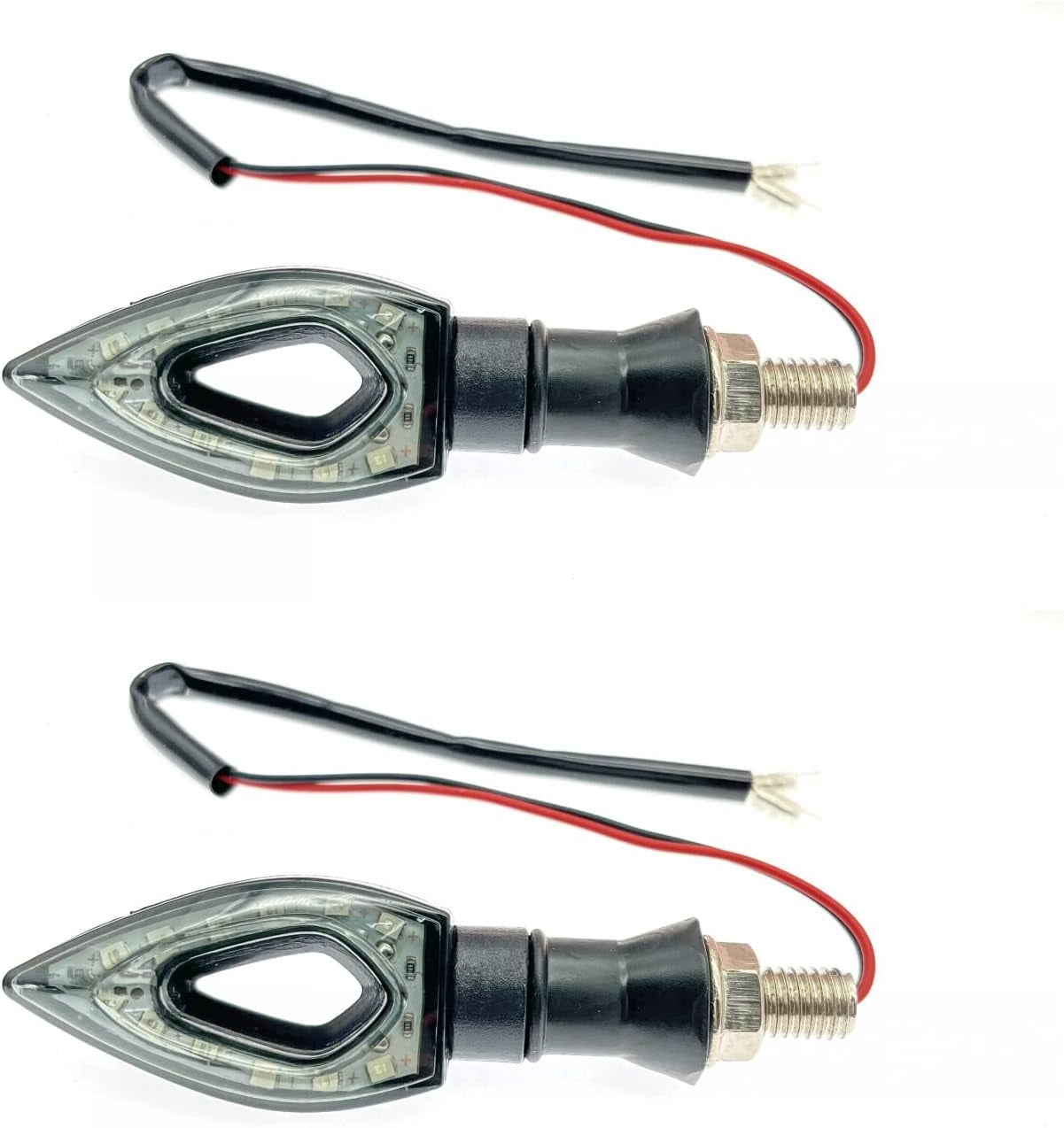 Pieces 12V LED Arrow Shape Indicators for Motorcycle, Waterproof ...