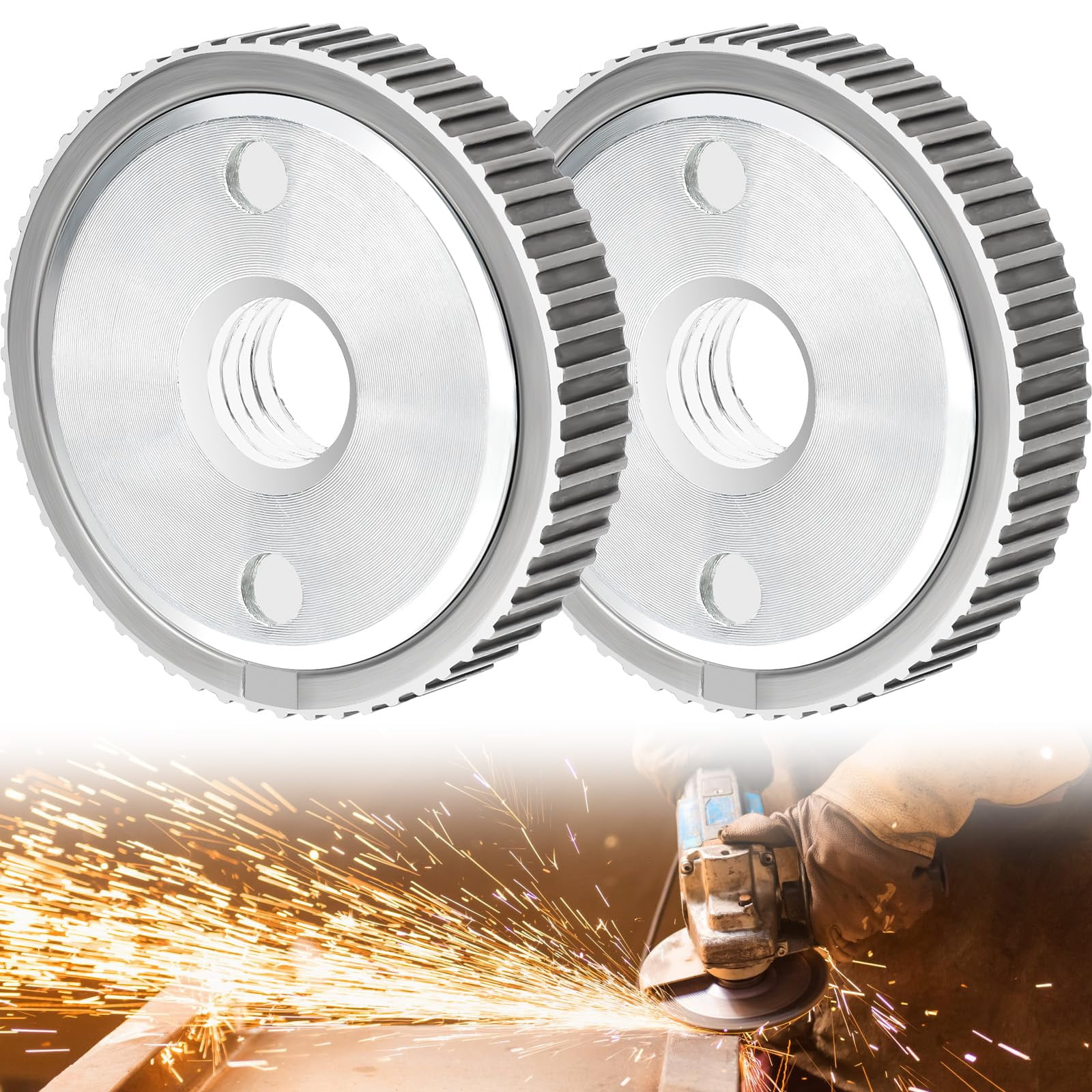 Pieces 14 Grinder Nut, Grinder Quick Clamping Nut Grinder Nut Quick ...