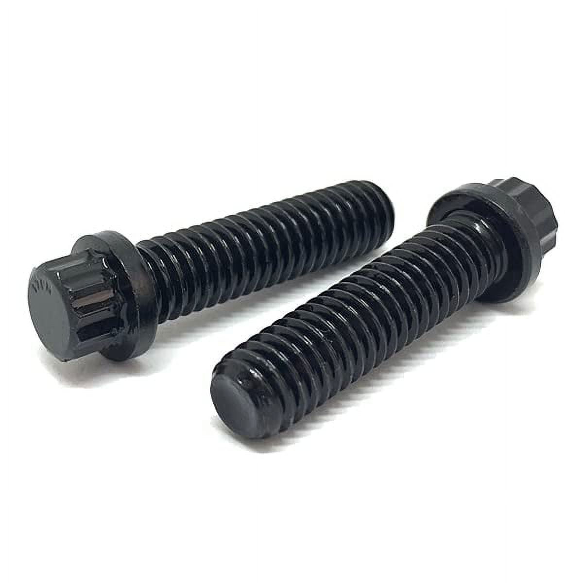 Pieces) 3/8-24x1-1/2 Alloy 12 Point Bolts Screws UNF Fine Full Threads ...
