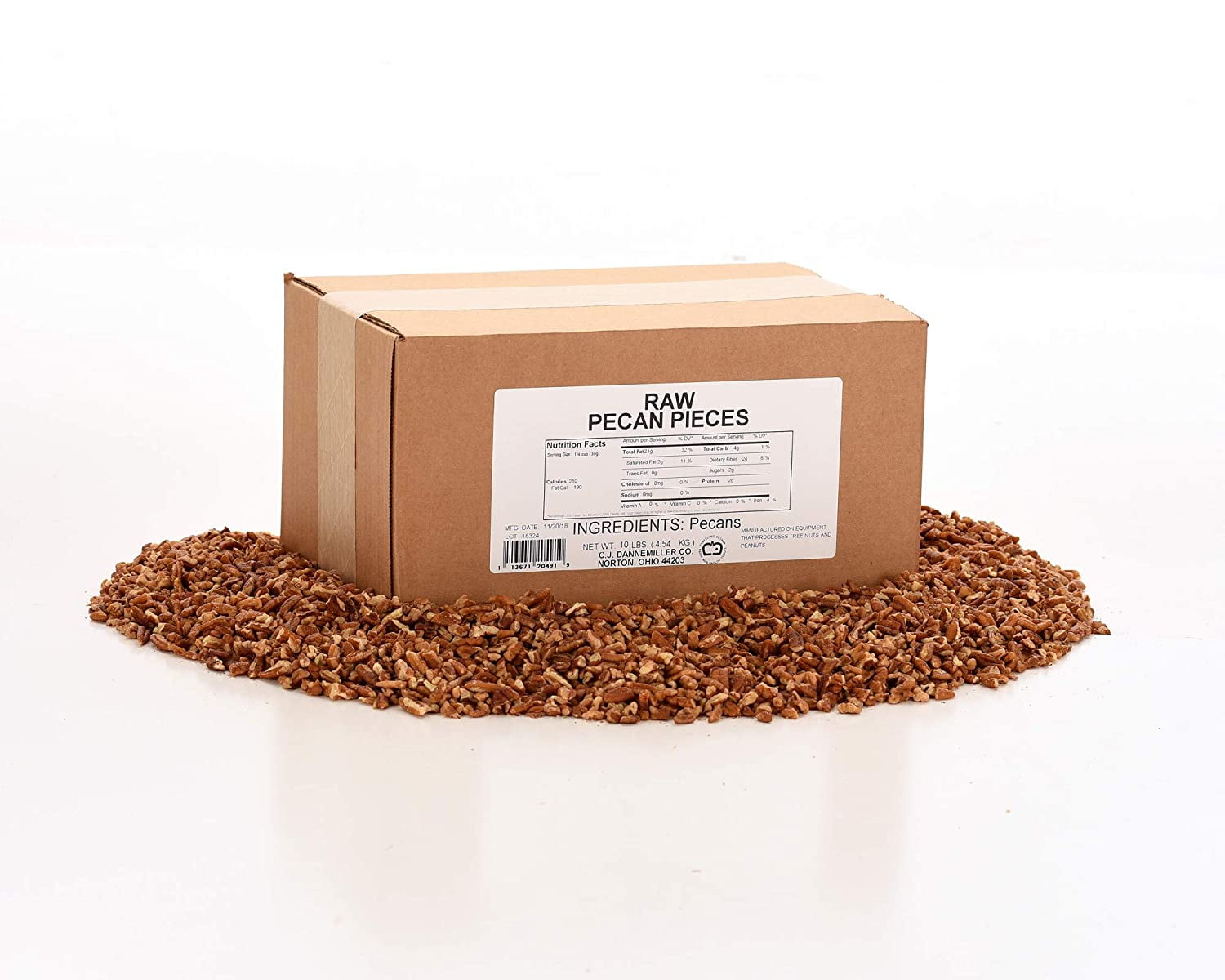 Pieces, Bulk 10 Pound Box, Chopped, Perfect Pecans for Snacking, Baking ...