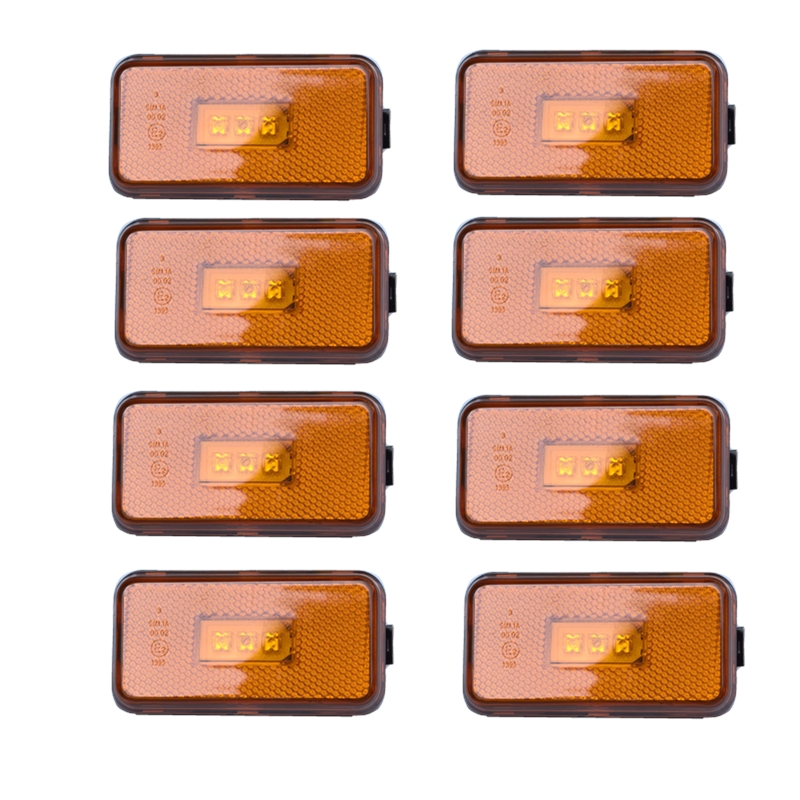 Pieces Lights - Amber LED Clearance Lights for Scania, Side Marker ...