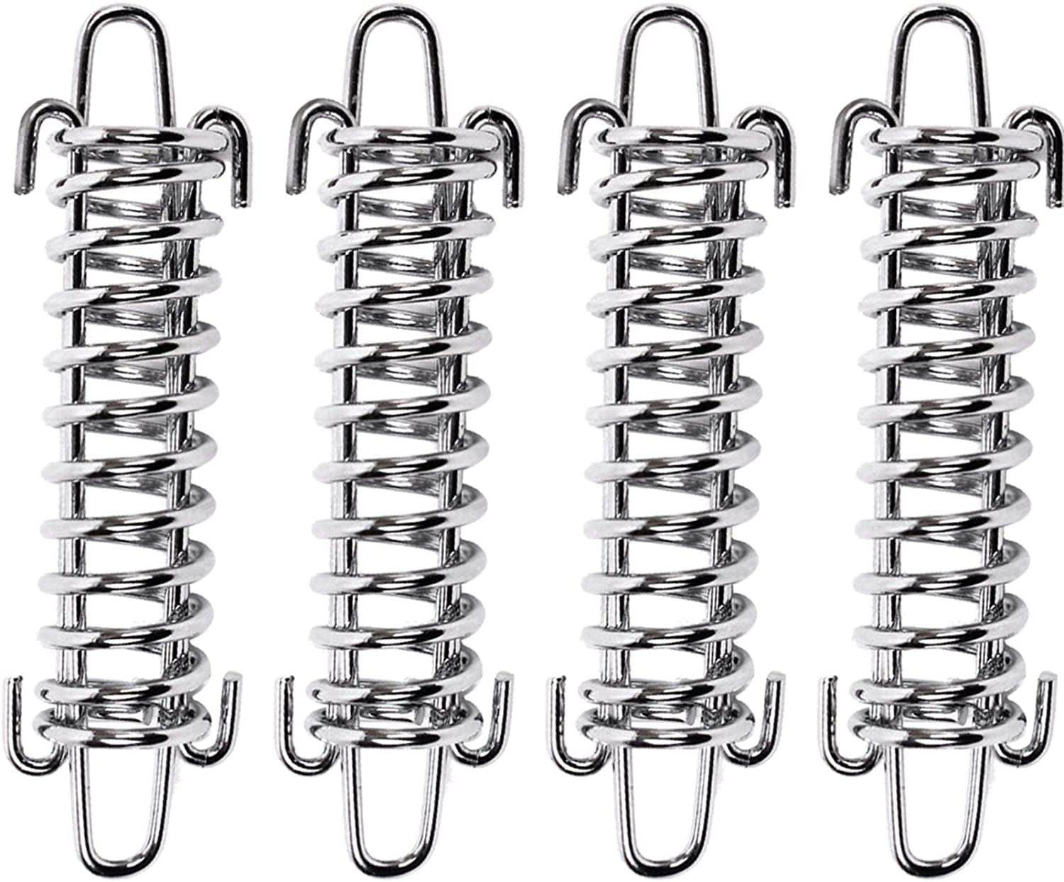 Pieces Tent Spring Buckles Steel Spring Awning Tent Heavy Duty Rope ...