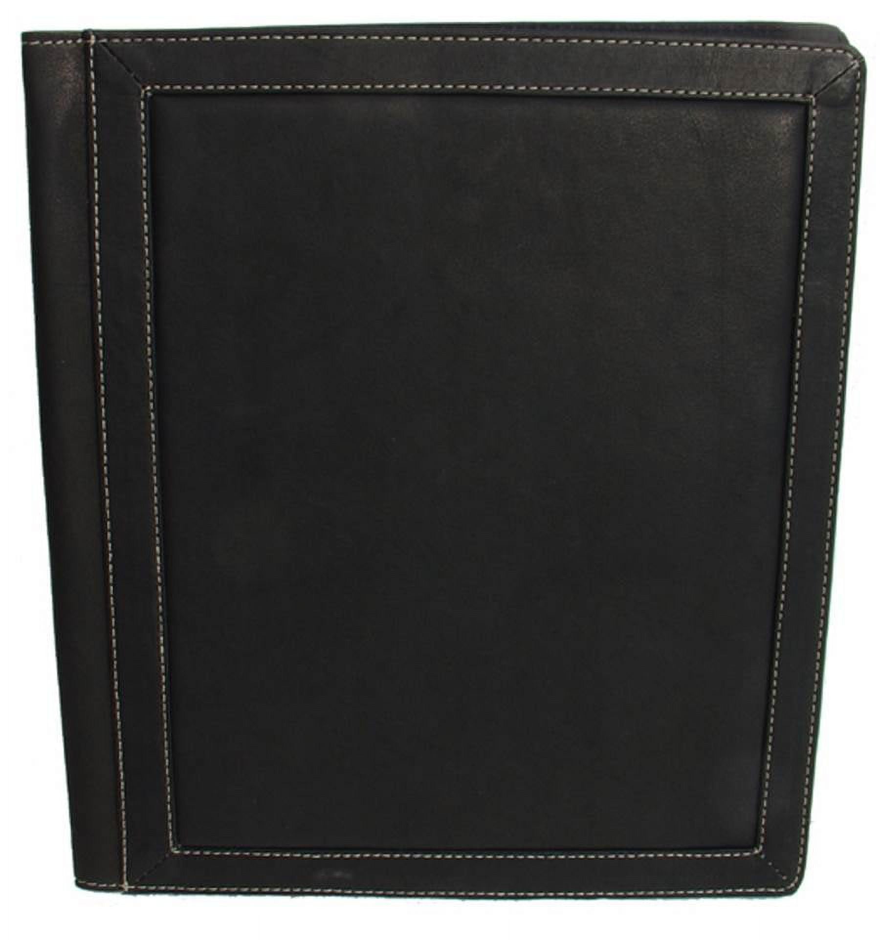 Piel Leather Three-Ring Binder Folder - Walmart.com