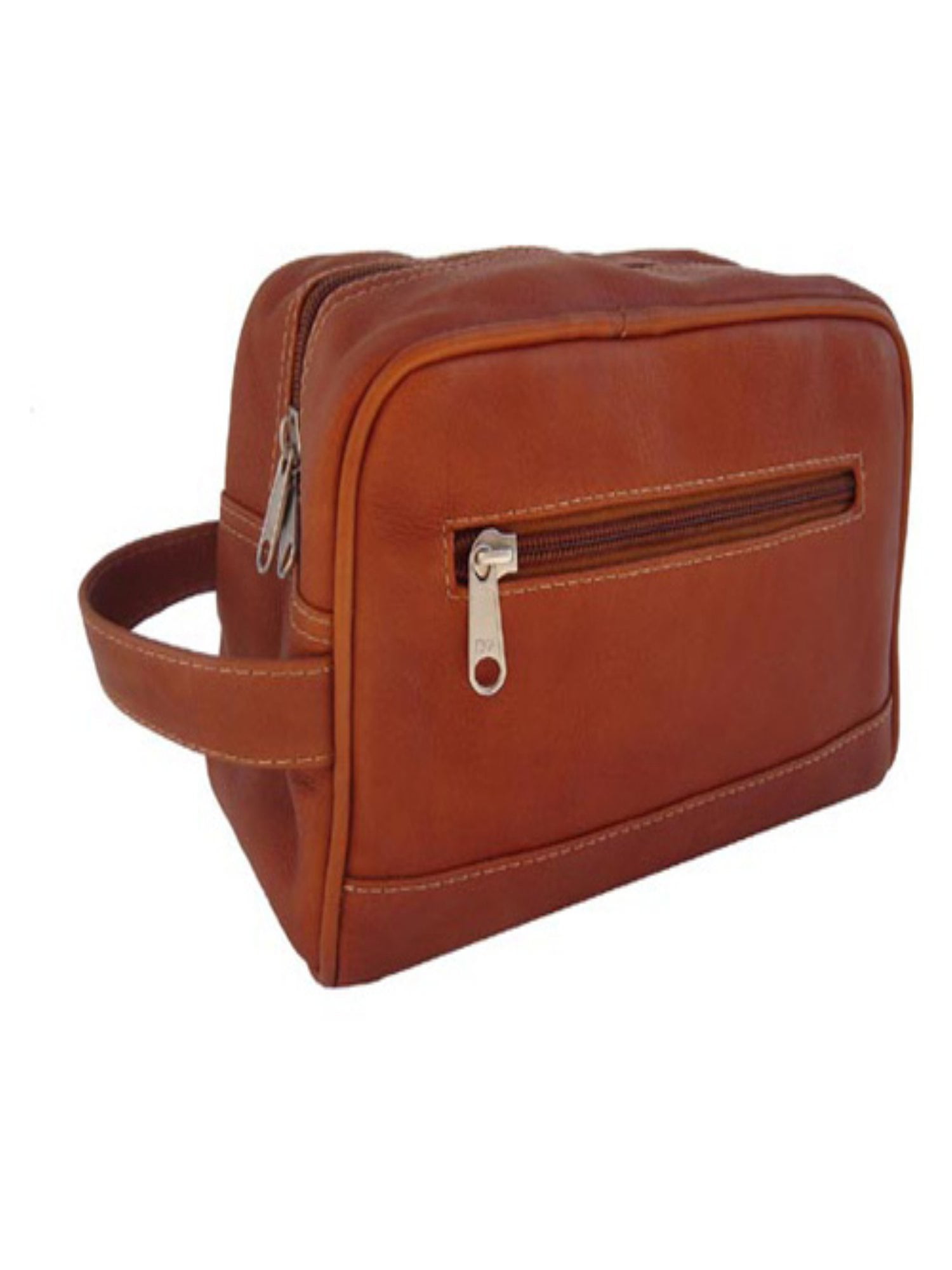 Piel Leather Top Zip Toiletry Kit - Walmart.com