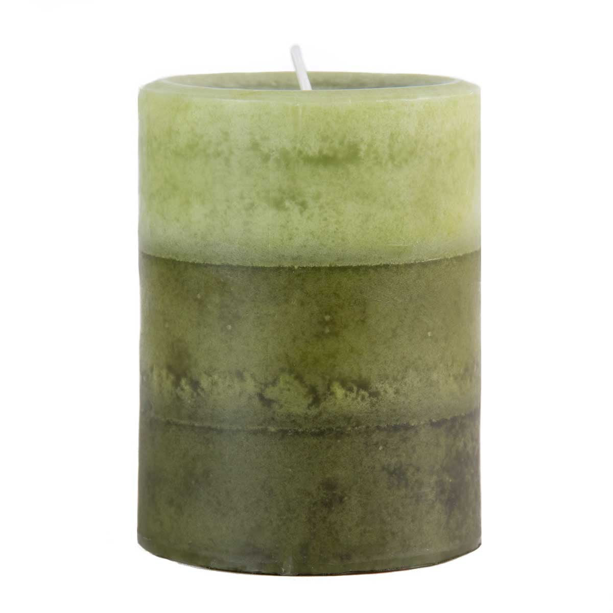 Pier 1 Citrus Cilantro Layered 3x4 Pillar Candle - Walmart.com