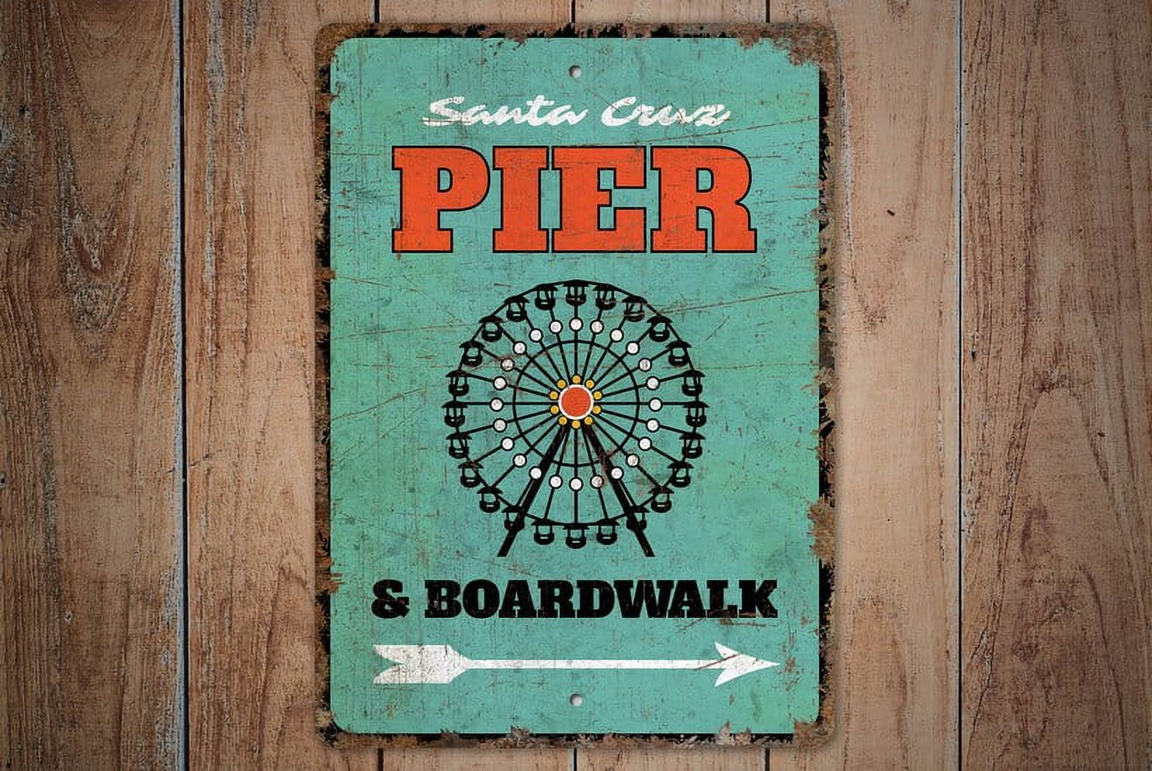 Pier And Boardwalk Boardwalk Sign Boardwalk Decor Pier Sign Pier Decor ...