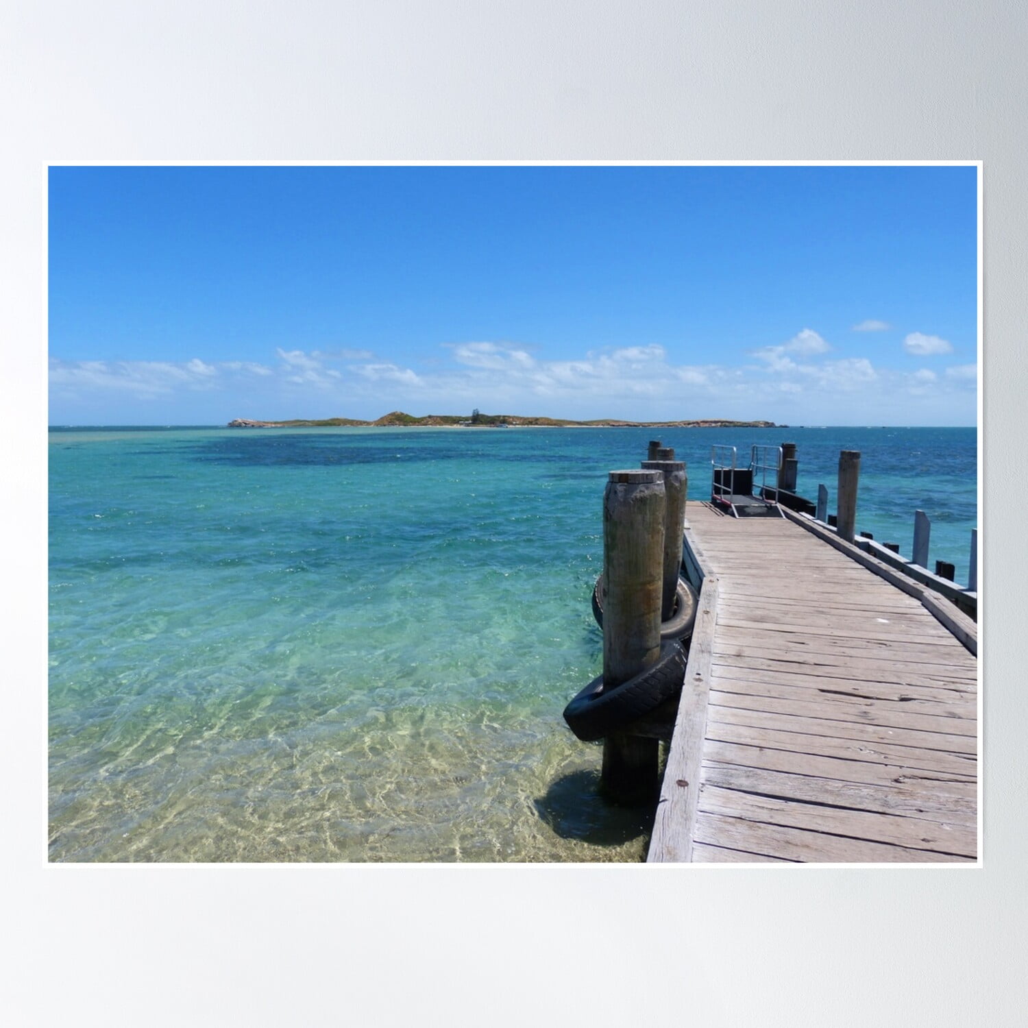 Pier For The Ferry To Penguin Island In Perth Poster Wall Art, Modern ...