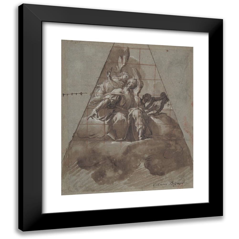 Pier Francesco Mazzucchelli 12x14 Black Modern Framed Museum Art Print ...