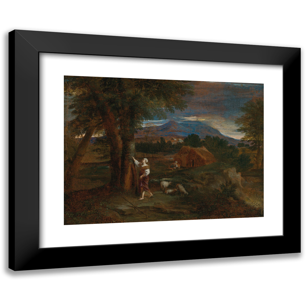 Pier Francesco Mola 24x19 Black Modern Framed Museum Art Print Titled ...