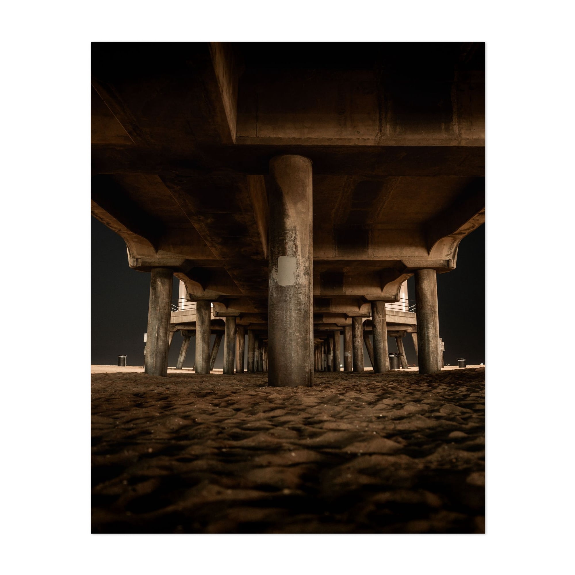 Under the Pier - Huntington Beach California Photography Bridge ...