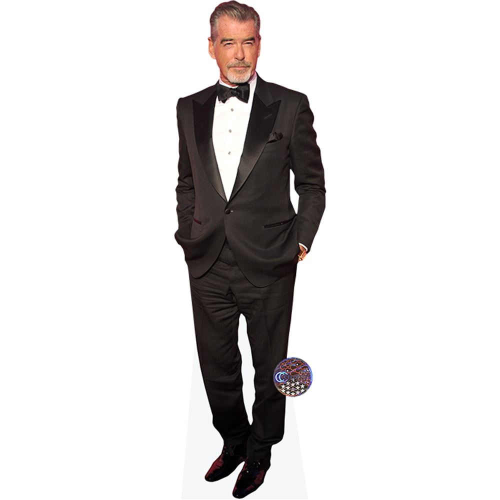 Pierce Brosnan (Bow Tie) Mini Cardboard Cutout Standee - Walmart.com