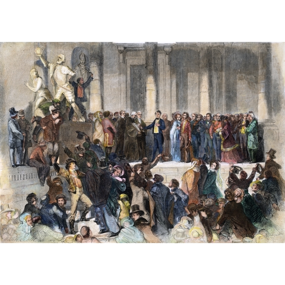 Pierce Inauguration 1853. Nthe Inauguration Of Franklin Pierce As The ...