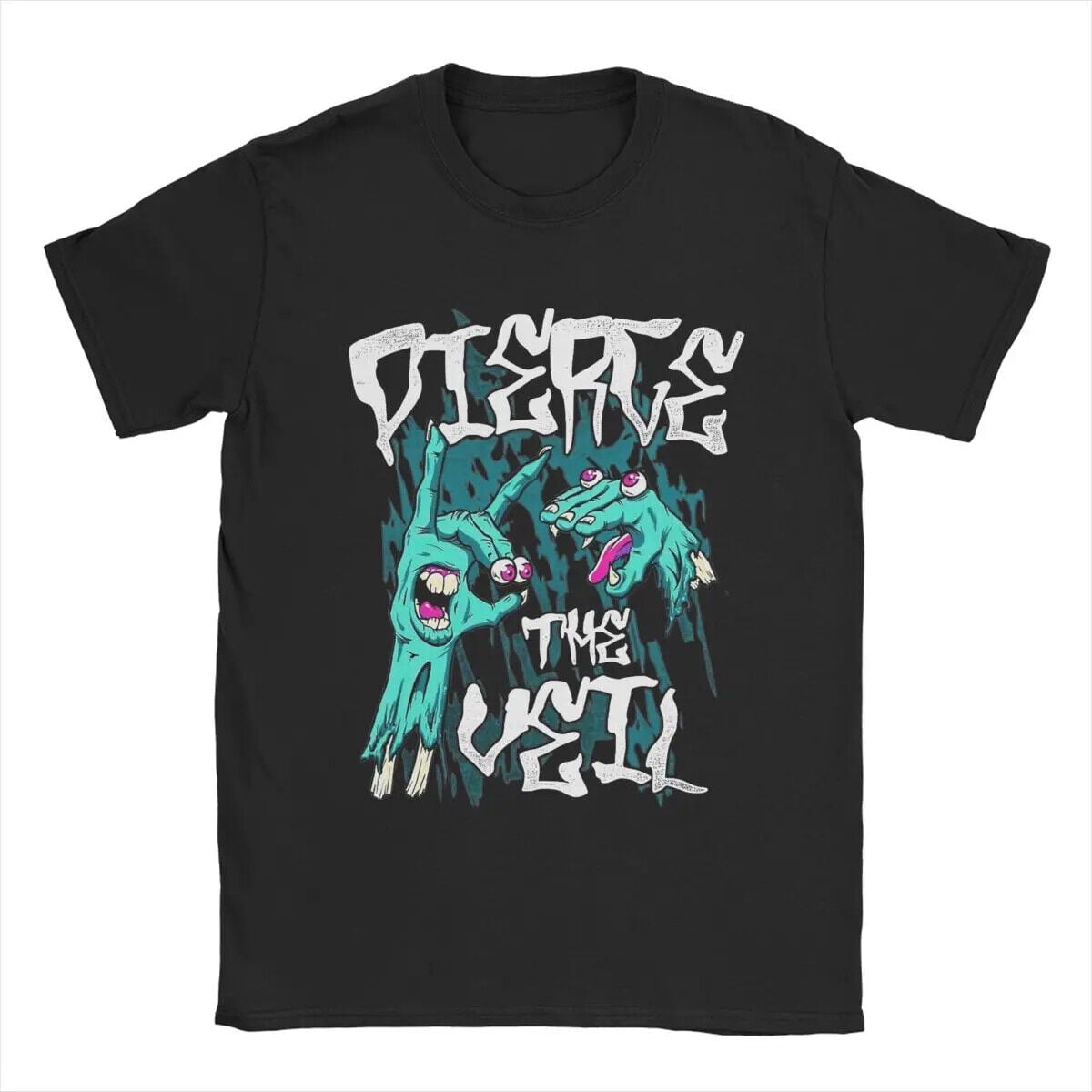 Pierce The Veils Rock Band T Shirts Men's Cotton Vintage T-Shirts Crew Neck Tees - Walmart.com