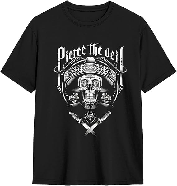 Pierces Singer Merch The Veils 2025 Music Tour Shirt Casual Black ...