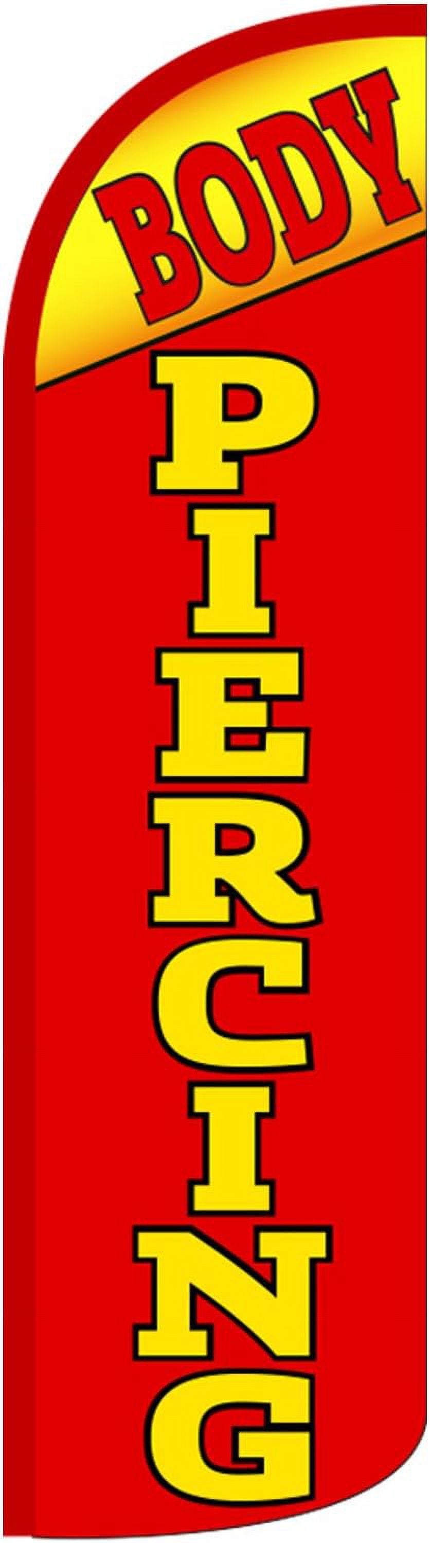 Piercing 12-Foot WINDLESS Swooper Flag (Flag ) - Walmart.com